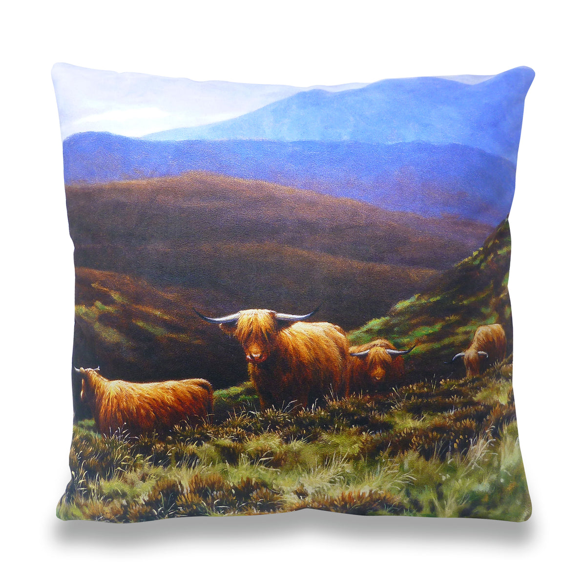 Highland Cattle Cushion Covers | Julian Friers – Julian Friers Wildlife ...